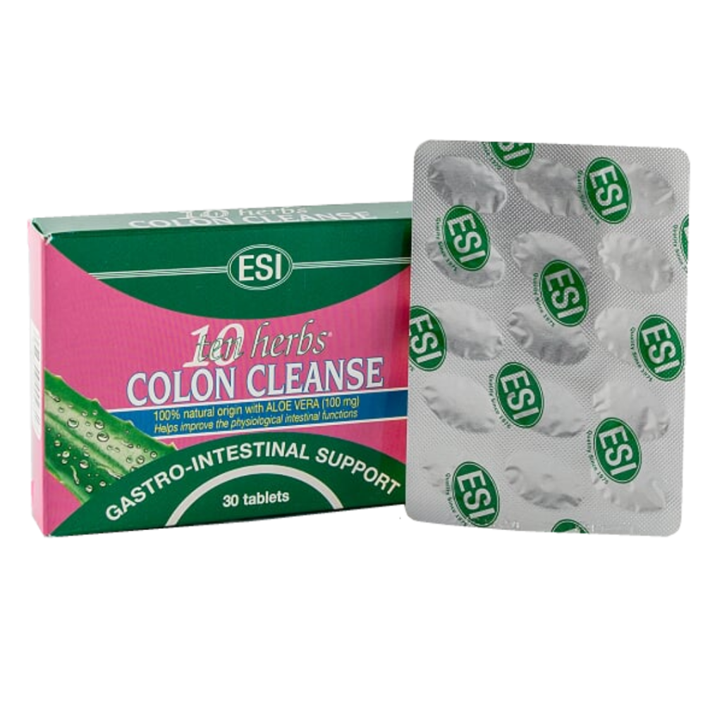Ten Herbs Colon Cleanse — 30 Tablets - ESI South Africa
